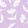 Daisy Repeating Pattern on Purple Background - LifeInscribed.com