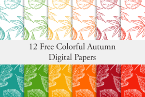 Ultimate List! 100+ of the Best Autumn Digital Paper Packs ...