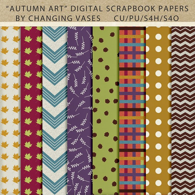 Ultimate List! 100+ of the Best Autumn Digital Paper Packs ...