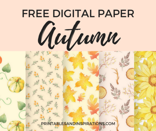 Ultimate List! 100+ of the Best Autumn Digital Paper Packs ...