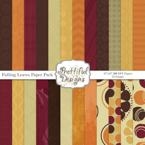 Ultimate List! 100+ of the Best Autumn Digital Paper Packs ...