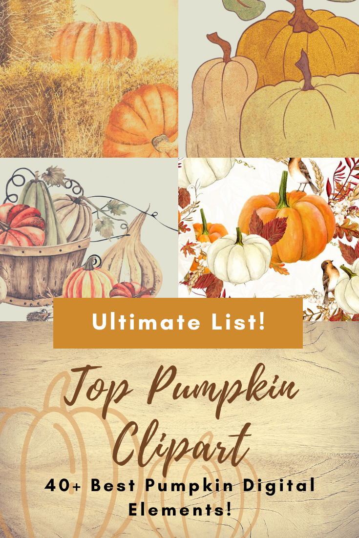 Ultimate List! 40+ Top Pumpkin Clipart Sets! - LifeInscribed.com