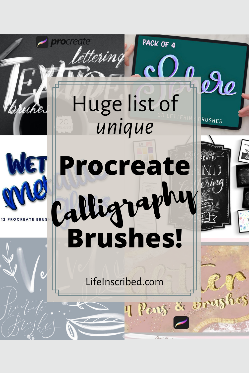 Best List! 40+ Creative Calligraphy Brushes for Procreate ...