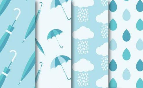 Umbrellas! 20+ Colorful Rainy Day Digital Papers - LifeInscribed.com