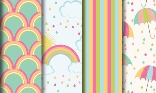 Umbrellas! 20+ Colorful Rainy Day Digital Papers - LifeInscribed.com