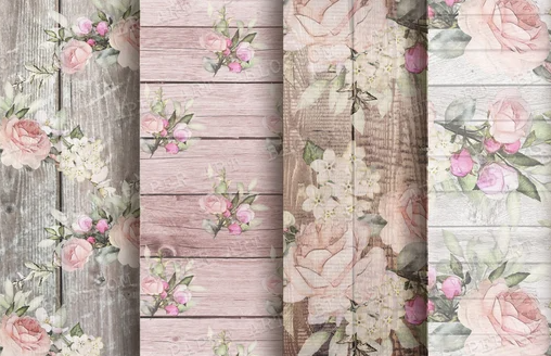 Ultimate List! 30+ Sweet Shabby Chic Digital Paper Sets - LifeInscribed.com